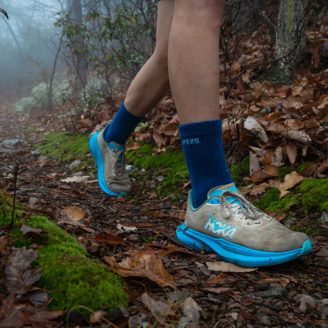 Highline Blue | Creepers Merino Toe socks | Creepers Socks